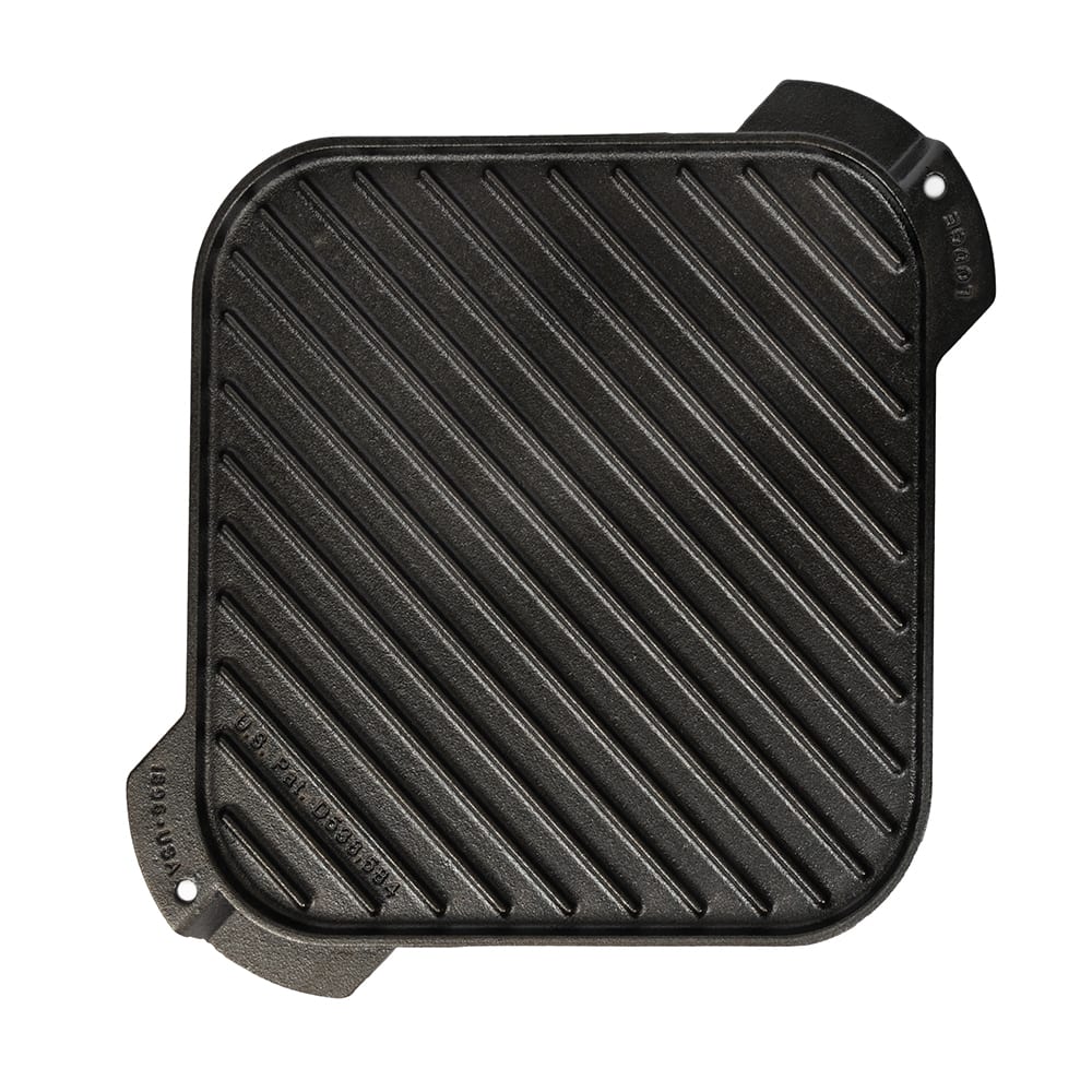 Lodge LSRG3 10 1/2" Square Grill/Griddle Pan w/ Handles, Cast Iron