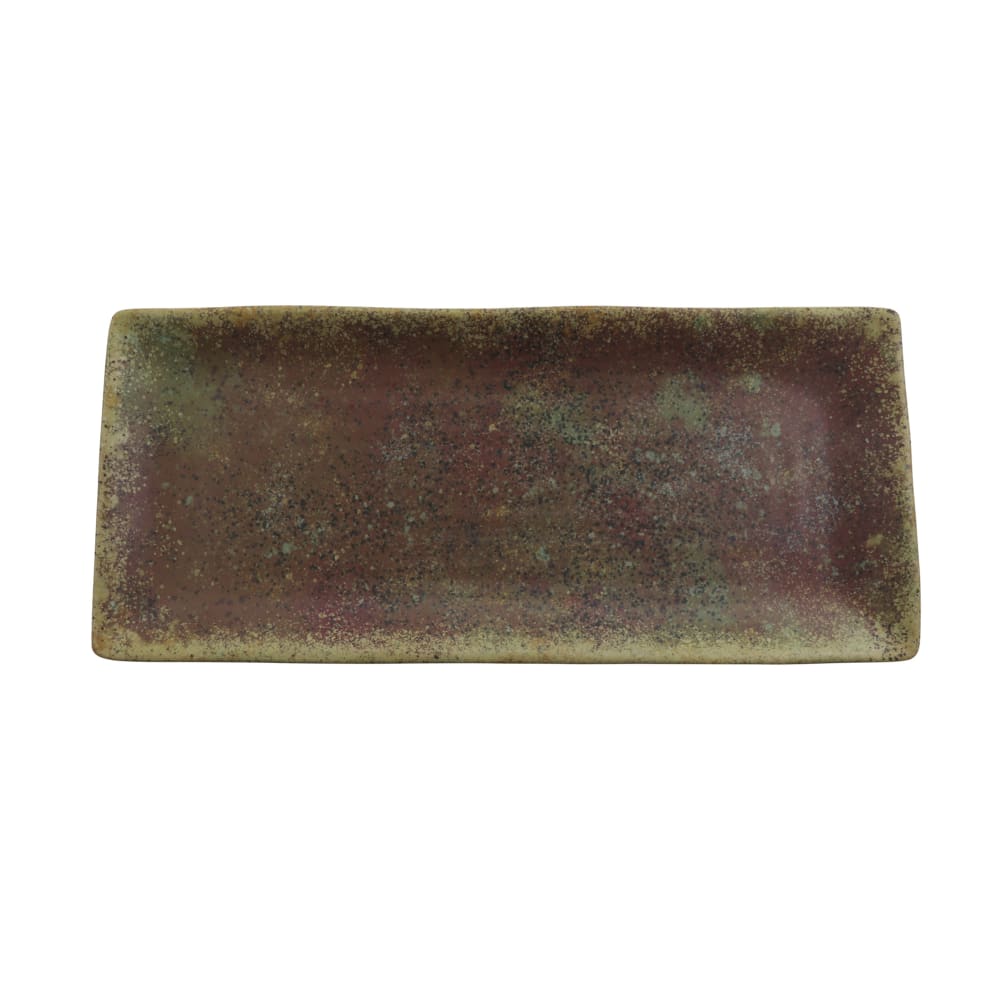 GET 23123-CAI 12" x 5" Rectangular Cheforward™ Plate - Melamine, Clay ...