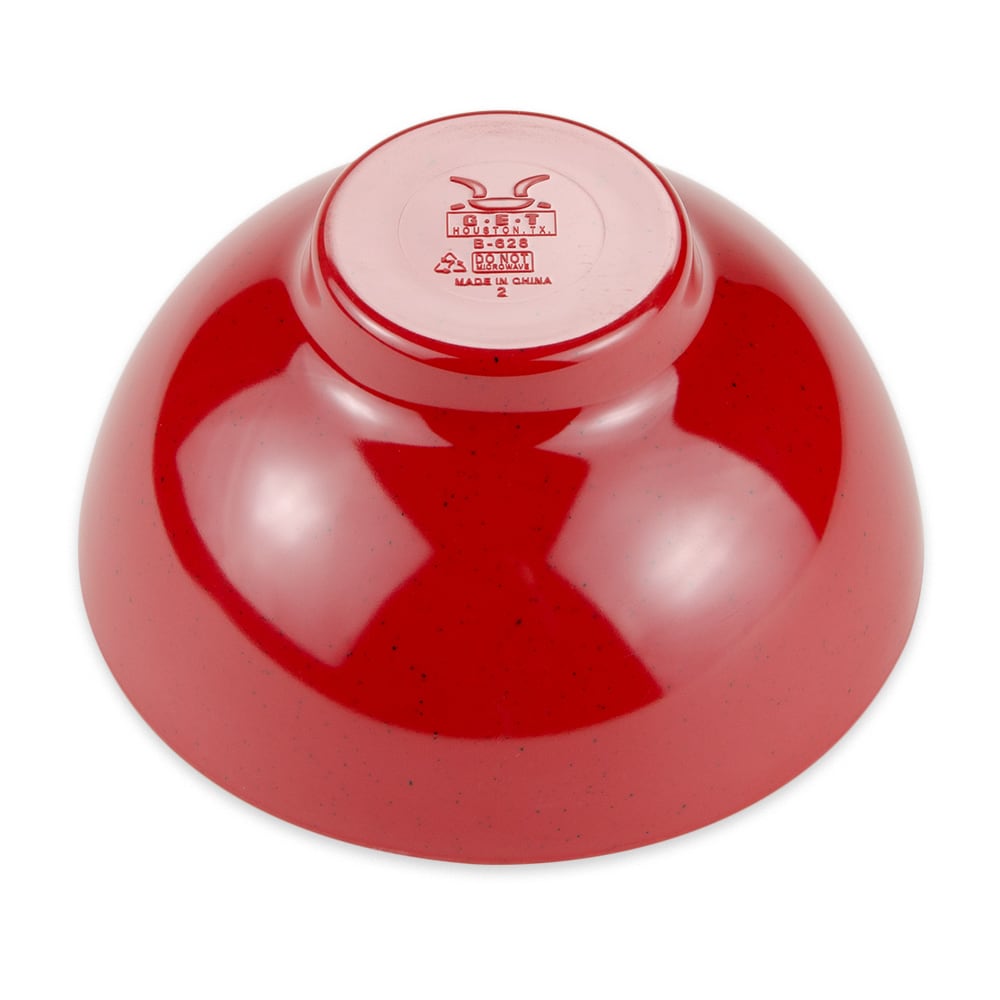 GET B-628-RSP 22 oz Melamine Salad Bowl, Red