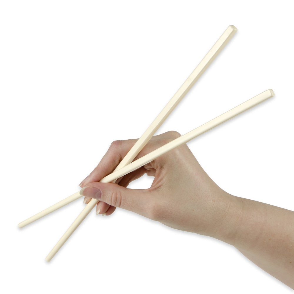 GET CHOPSTICKS-IV 10 3/4" Chopsticks, Plastic, Ivory