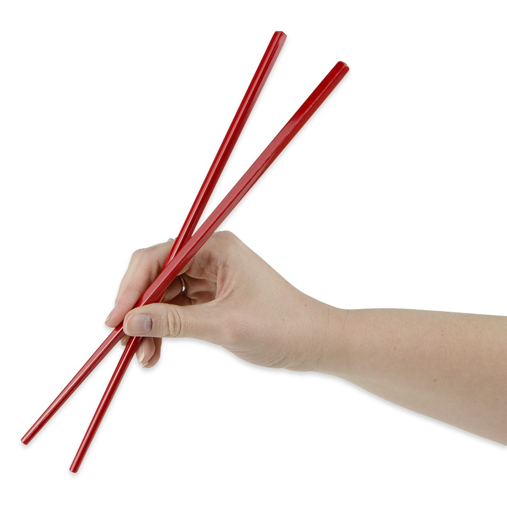 GET CHOPSTICKS-RSP Chopsticks, Plastic, Red