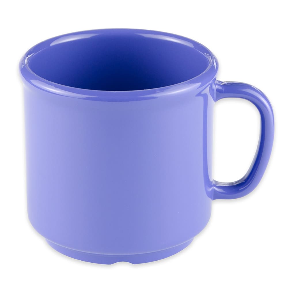 GET S-12-PB 12 oz Plastic Coffee Mug, Blue