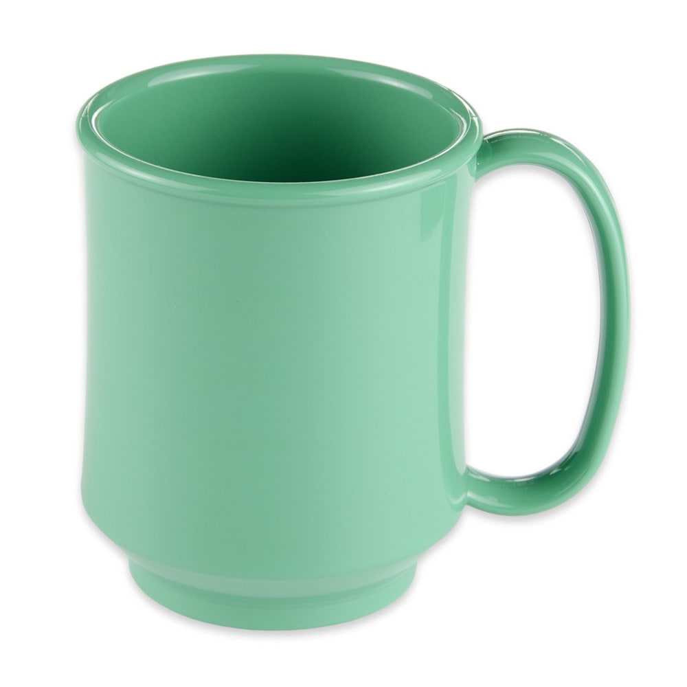 GET SN-104-FG 8 oz Coffee Mug, Plastic, Green