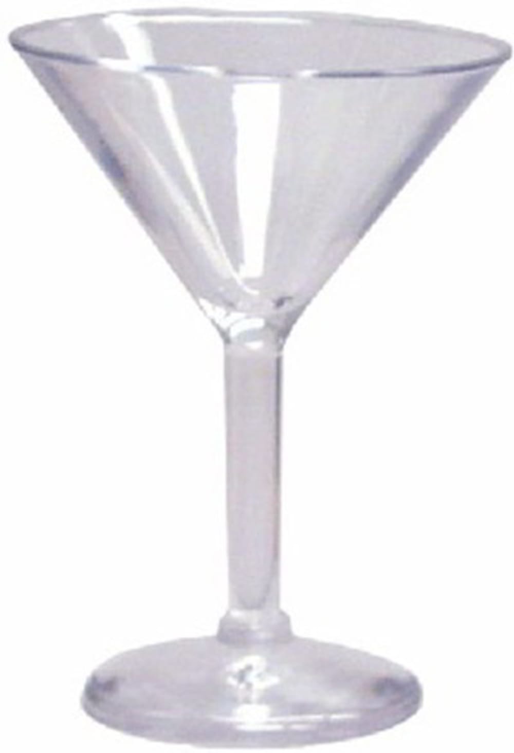 Get Sw 1402 Cl 6 Oz Martini Glass Clear San Plastic