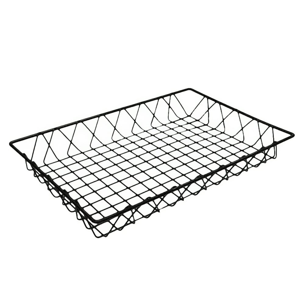 GET WB-953-BK Rectangular Wire Basket - 18" x 12", Iron, Black