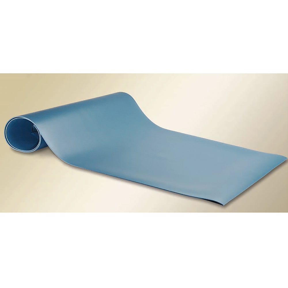 Cactus Mat 1052R-3 BLU Smooth Switchboard Runner - 3' x 75', Rubber, Blue