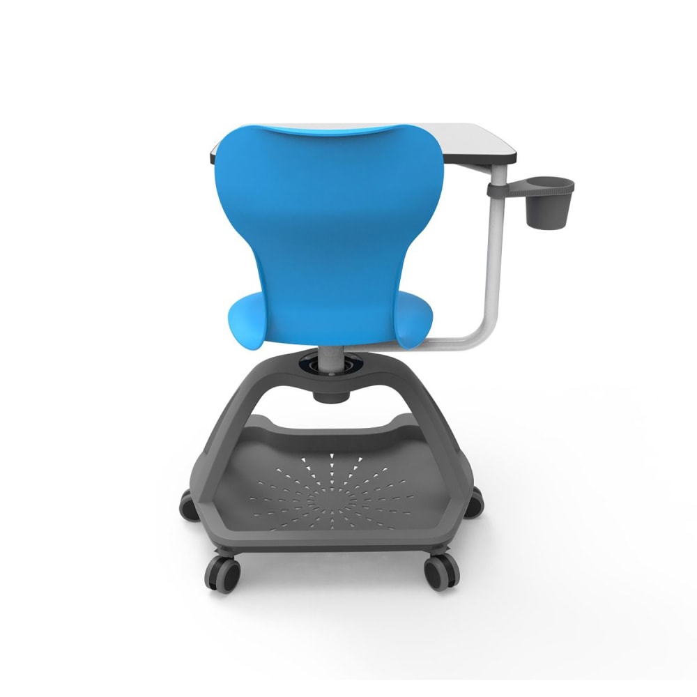 Luxor Furniture STUDENT-MTACHR Mobile School Desk and Chair w/ Blue ...