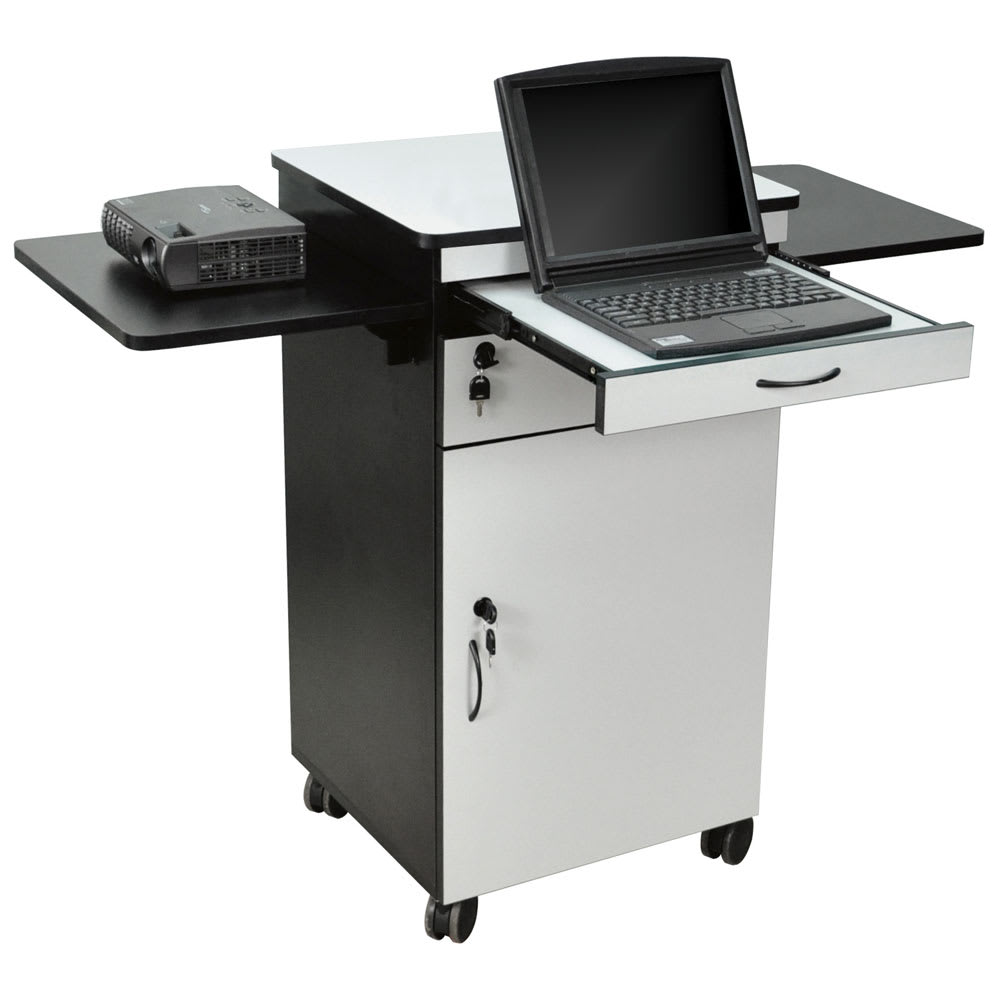 Luxor Furniture WPSDD3 37 3/8" 5 Level Multimedia Workstation w ...