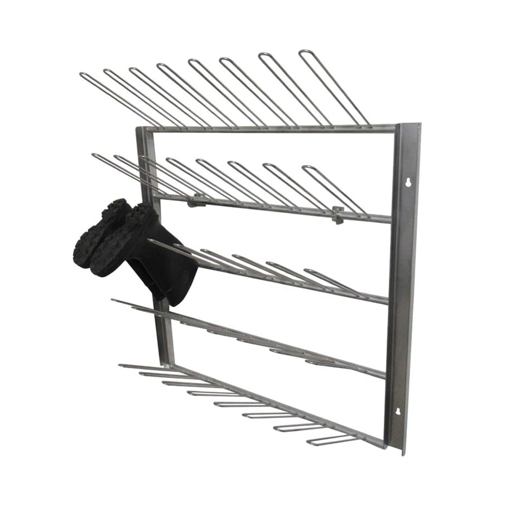 SSL Industries SSL-1074 33 3/4" Wall Mount Boot Rack, Stainless Steel