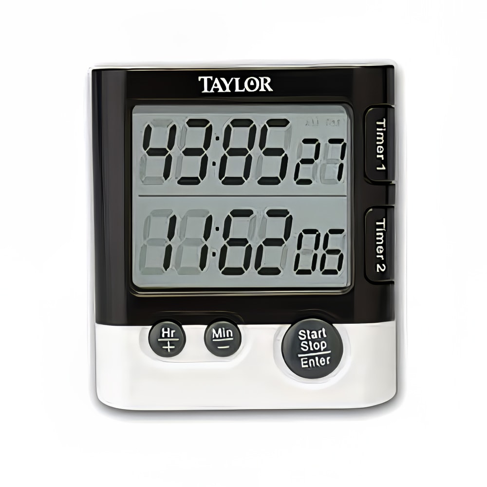 Taylor 5828 Dual Event Digital Timer/ Clock, Hour & Minute Timing