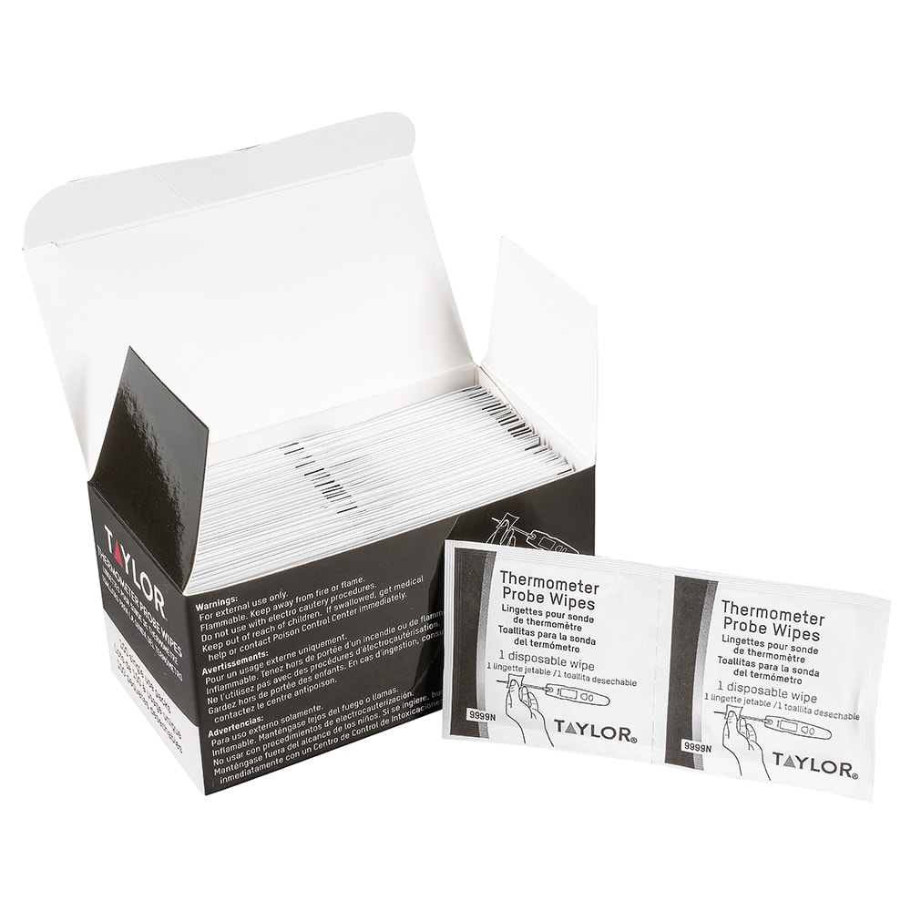 Taylor 9999N Probe Wipes, 70 Percent Isopropyl Alcohol