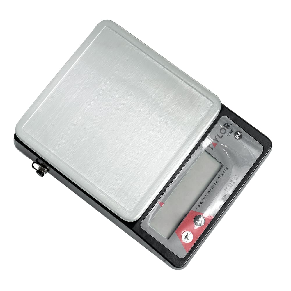 Taylor TE10FT Digital Scale, 10 lb x 1/10 oz Graduation