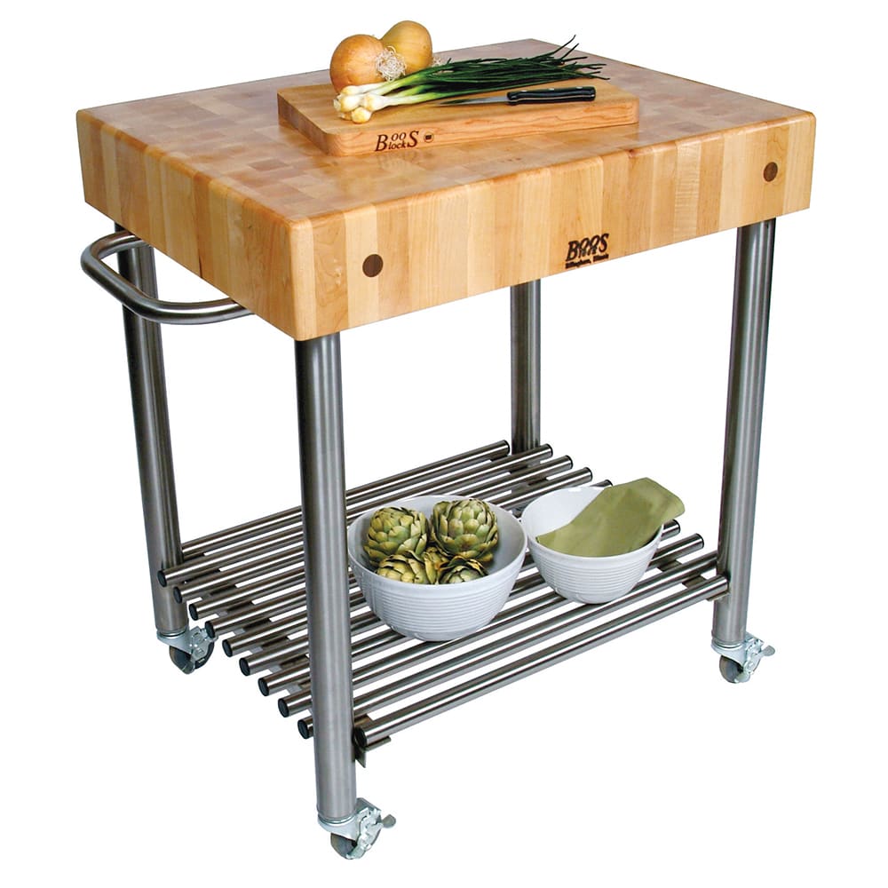 John Boos CUCD15 Cucina D'Amico Cart, 24 W x 30 L x 35"H, Stainless ...