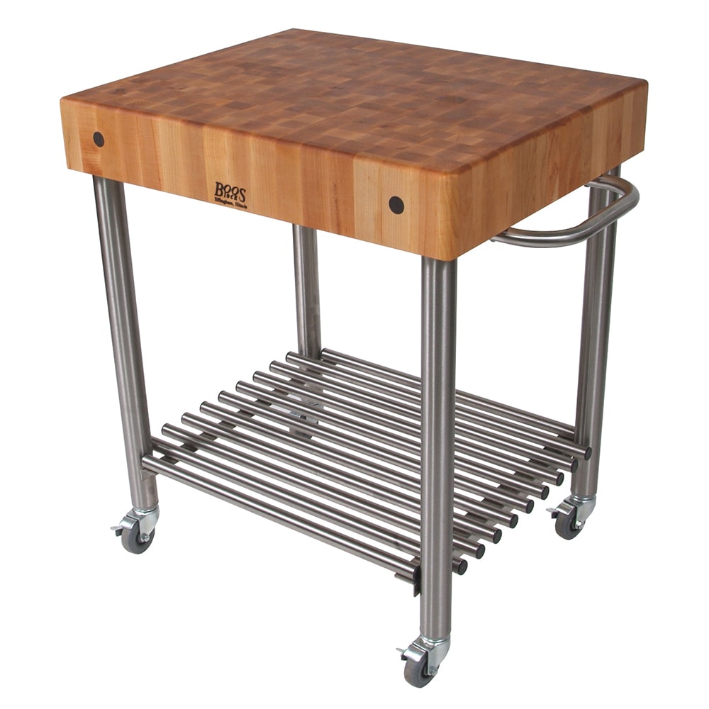 John Boos CUCD15 Cucina D'Amico Cart, 24 W x 30 L x 35"H, Stainless ...