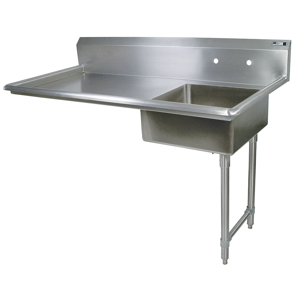 John Boos JDTS-20-60UCR 60" Undercounter Soiled Dishtable w/ 16 ga ...