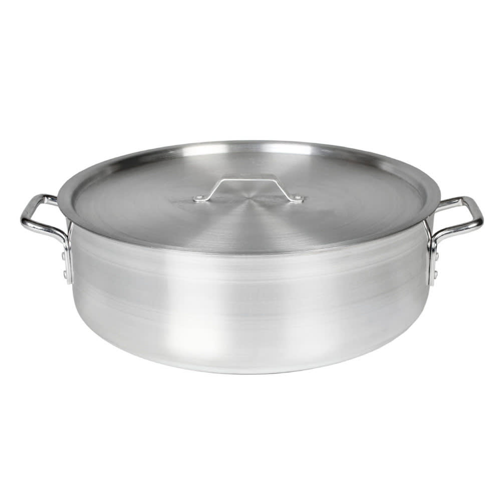 Thunder Group ALSKBP008 40 qt Aluminum Braising Pot