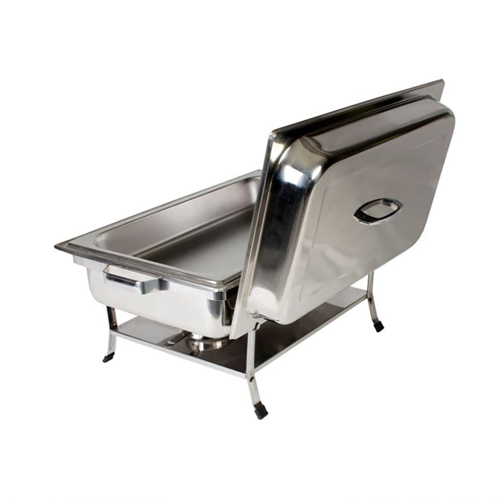 Thunder Group SLRCF002 Full Size Chafer w/ Lift Off Lid & Chafing Fuel Heat