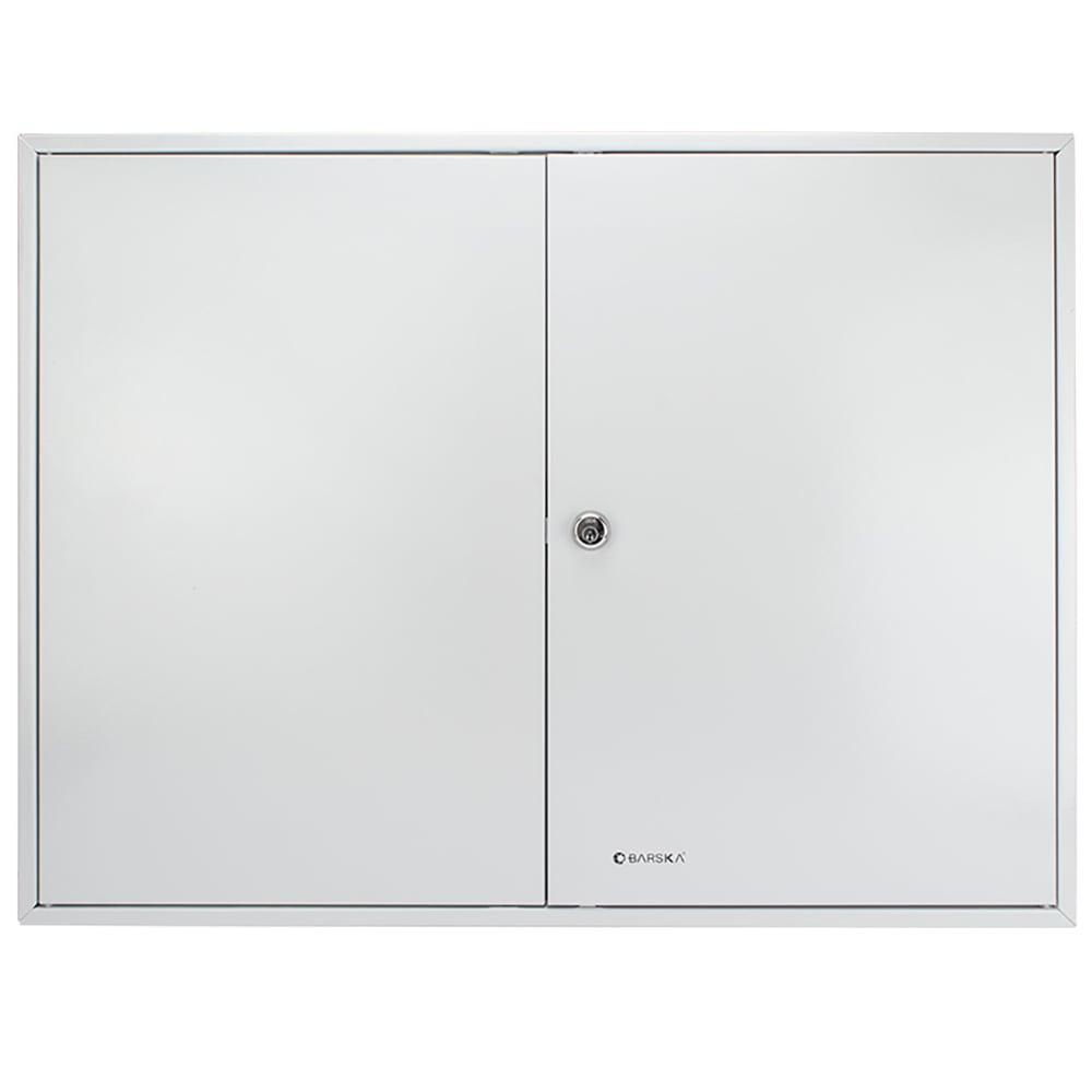 Barska CB12490 400 Key Cabinet w/ Key Lock - Steel, Gray