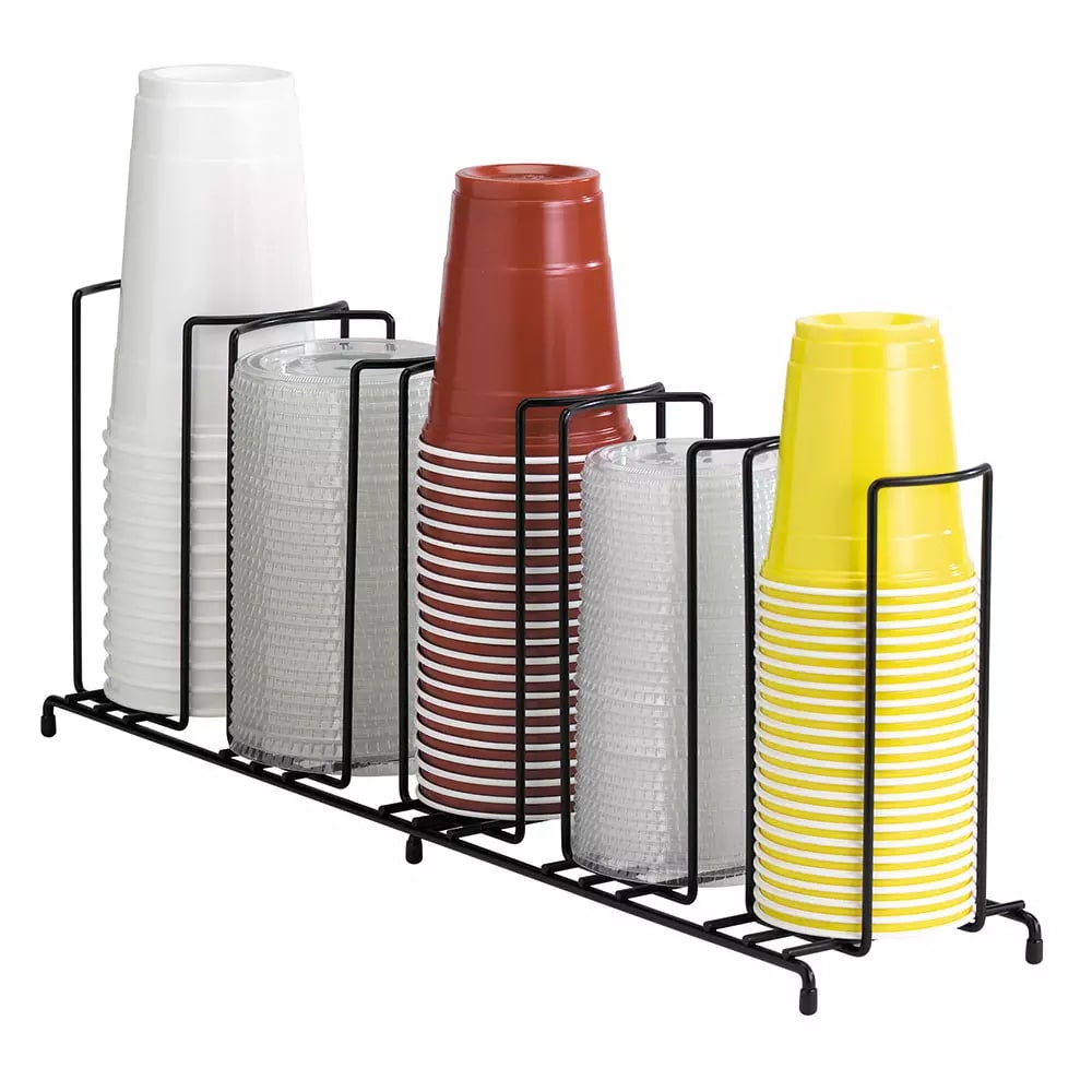 Dispense-Rite WR-5 Cup Dispenser, Rack, (5) Compartment, All Cup Types