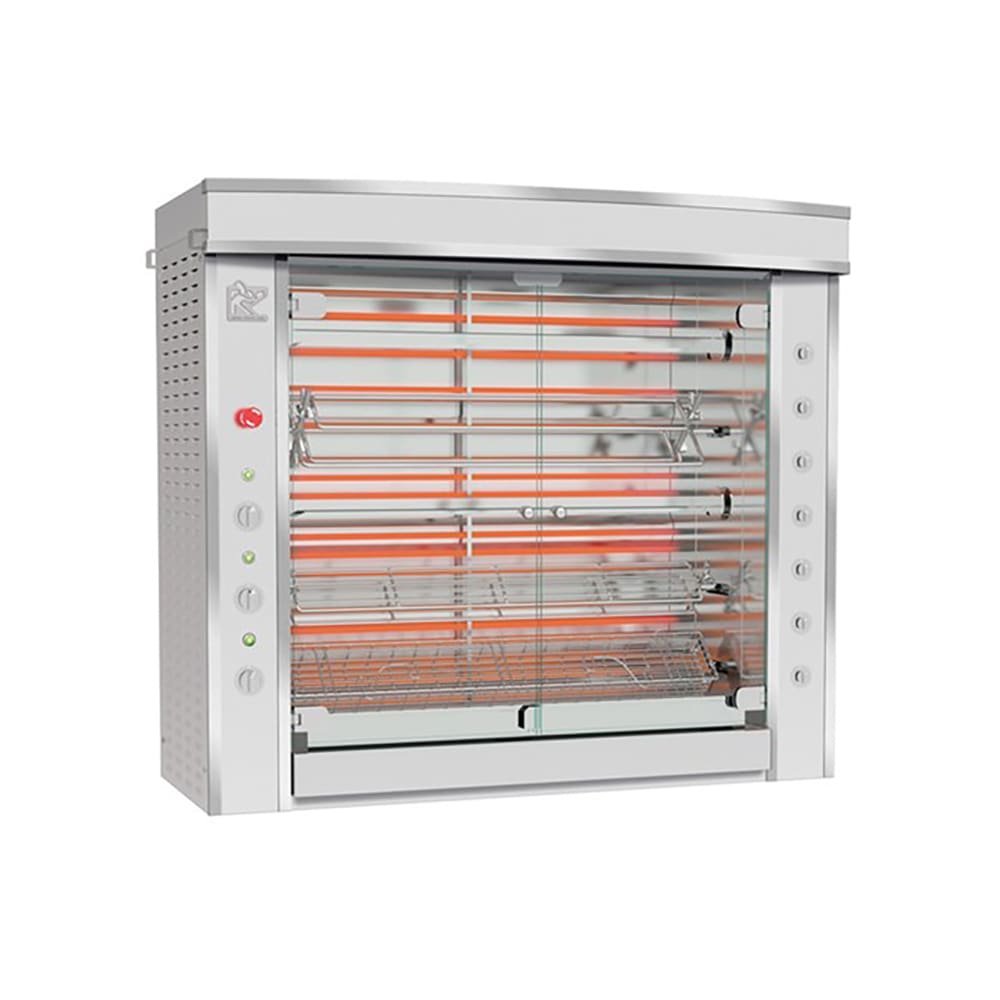 Rotisol USA GF1375-5E-SS Electric 5 Spit Commercial Rotisserie w/ 30 ...