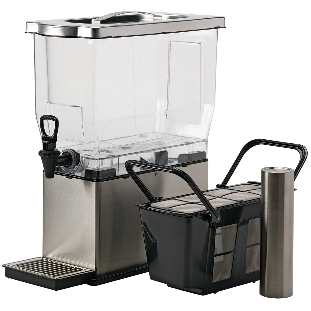 Service Ideas CBNS3SS 3 gal Cold Brew Coffee Brewer/Dispenser w/ 3 lb ...