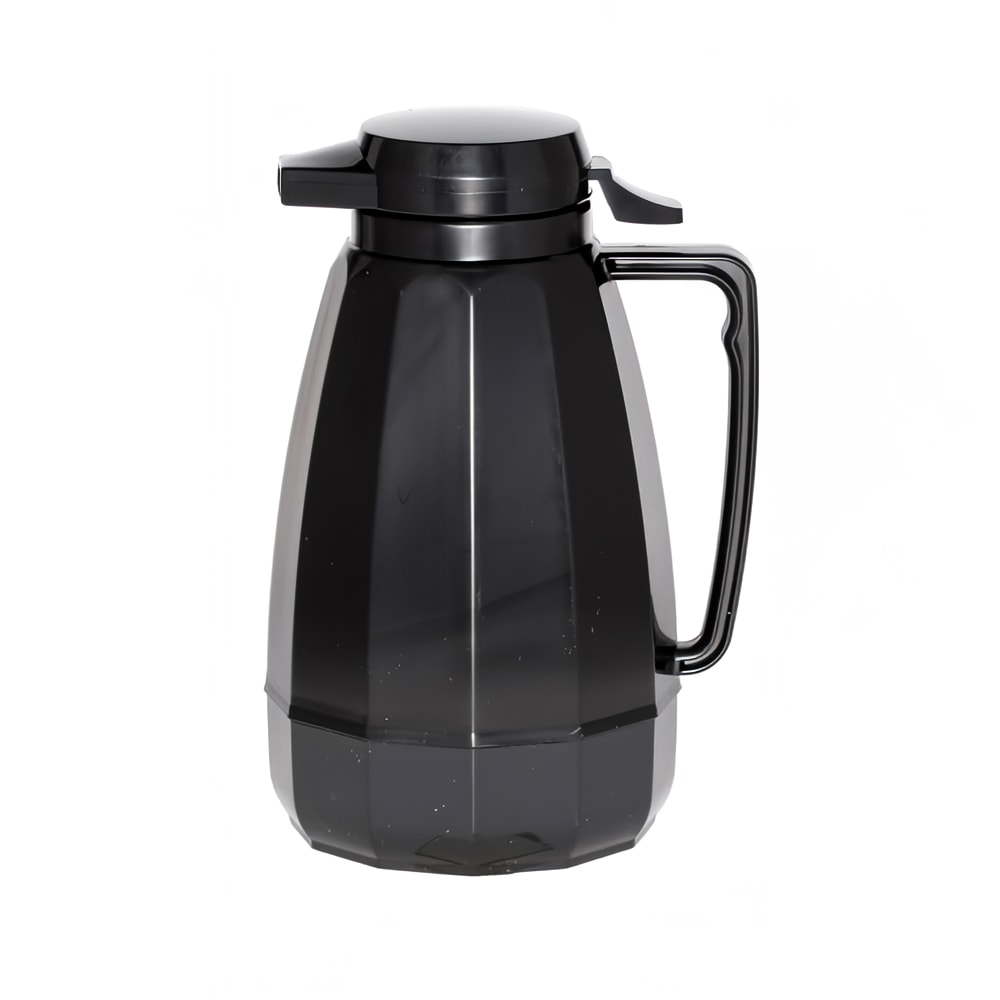 Service Ideas NG101BL 1 liter Coffee Server w/ Push Button Lid, Black