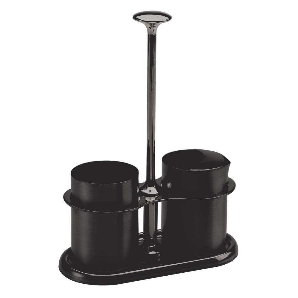 Service Ideas STCCRSG4BX 4 oz Creamer & Sugar Set w/ Holder - Brushed ...