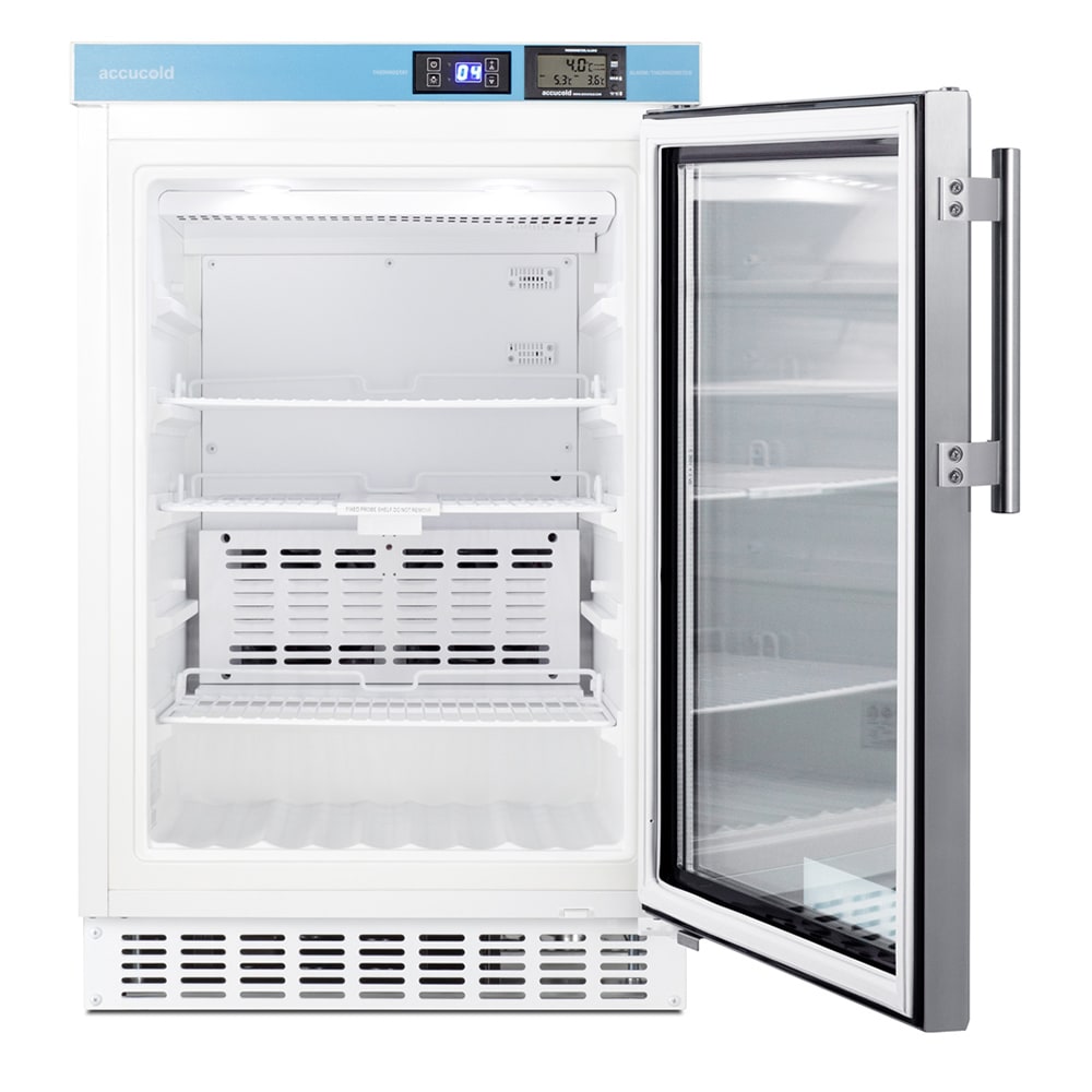 Accucold ACR46GL 19 1/2" Undercounter Medical Refrigerator - Probe Hole ...