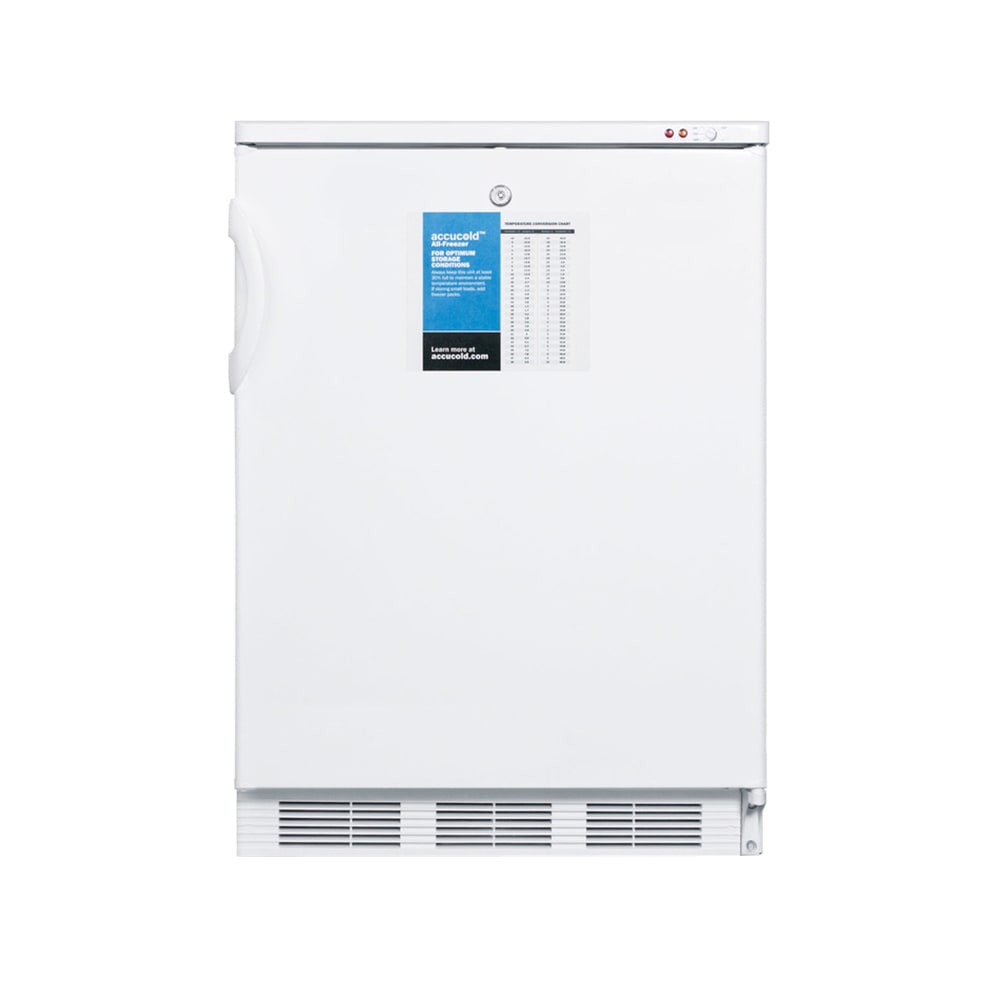 Accucold VT65MLPRO 24" One-Section Undercounter Medical Freezer - White ...