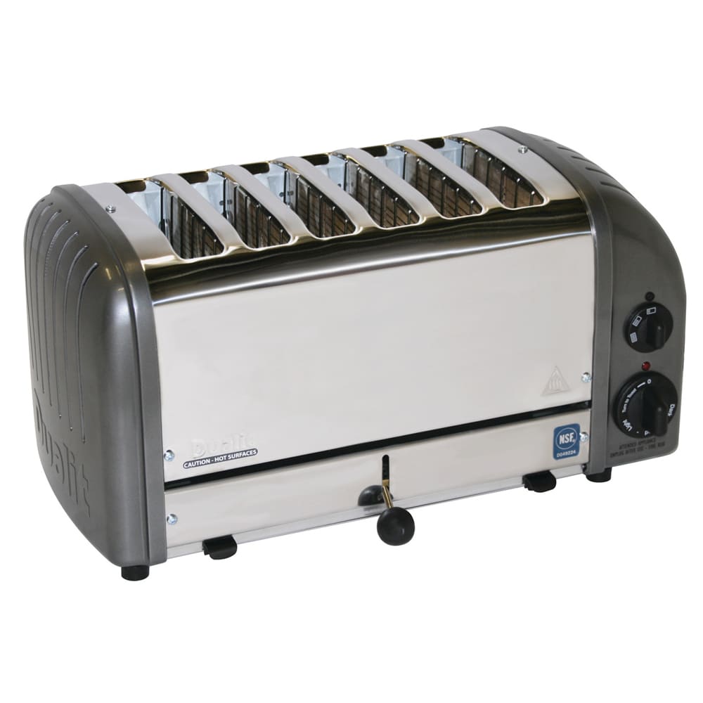 Cadco CTW-6M 6 Slot Toaster 1" Product Opening, 220v/1ph