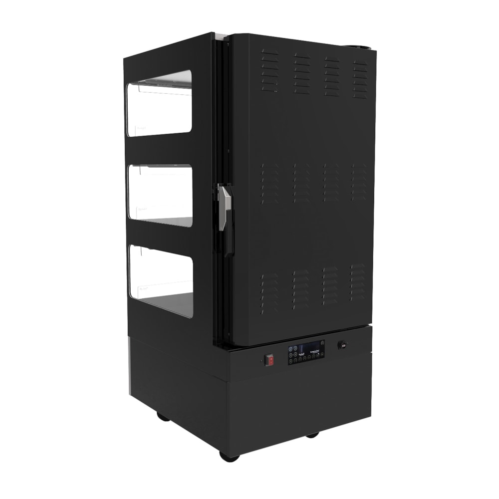 Flexeserve 3T-600R-LHRF 26 3/5" Dual Service Floor Model Heated Display ...