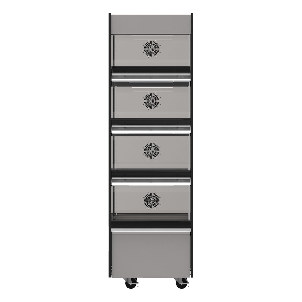 Flexeserve 4T-600 21 2/5" Self Service Floor Model Heated Display Case ...