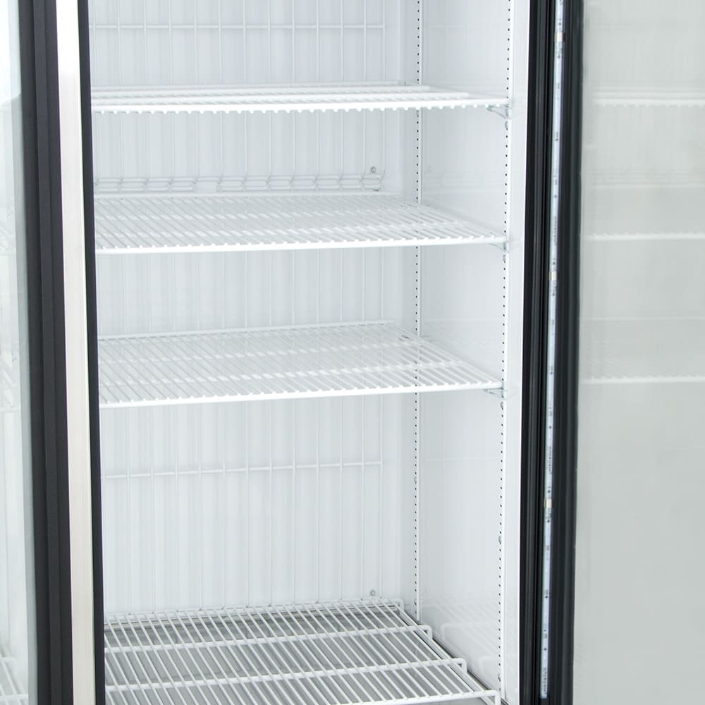 True GDM-72F-HC~TSL01 78" Three Section Display Freezer w/ Swing Doors ...