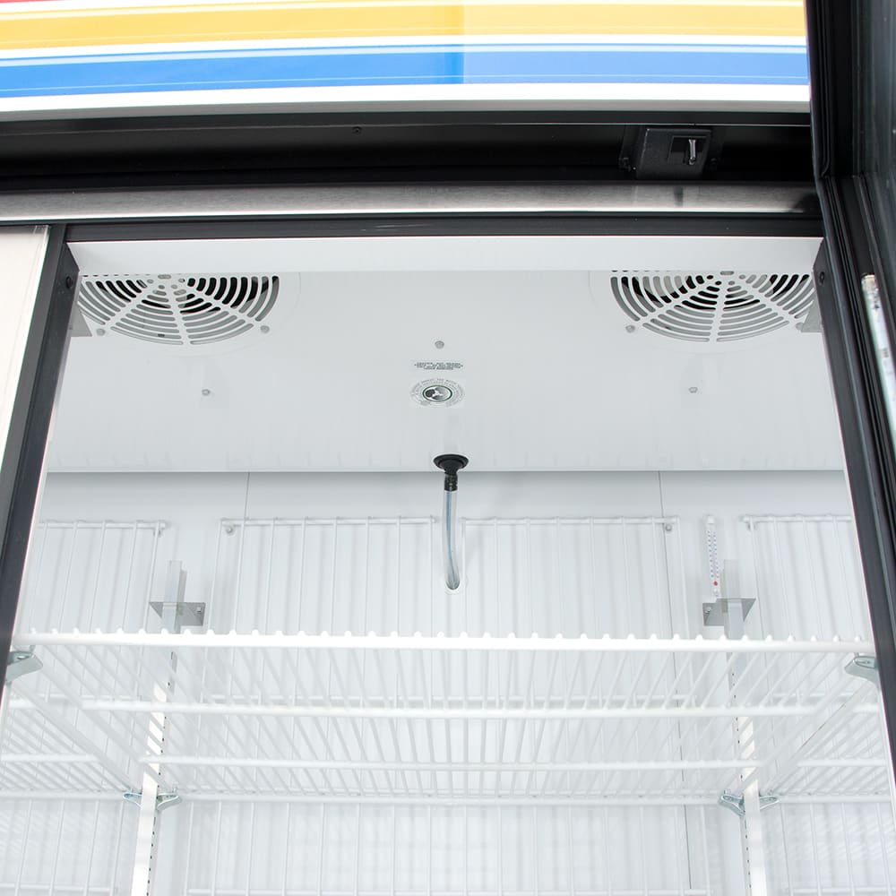 True GDM-72F-HC~TSL01 78" Three Section Display Freezer w/ Swing Doors ...