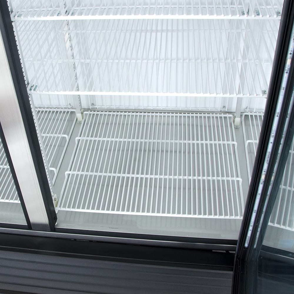 True GDM-72F-HC~TSL01 78" Three Section Display Freezer w/ Swing Doors ...