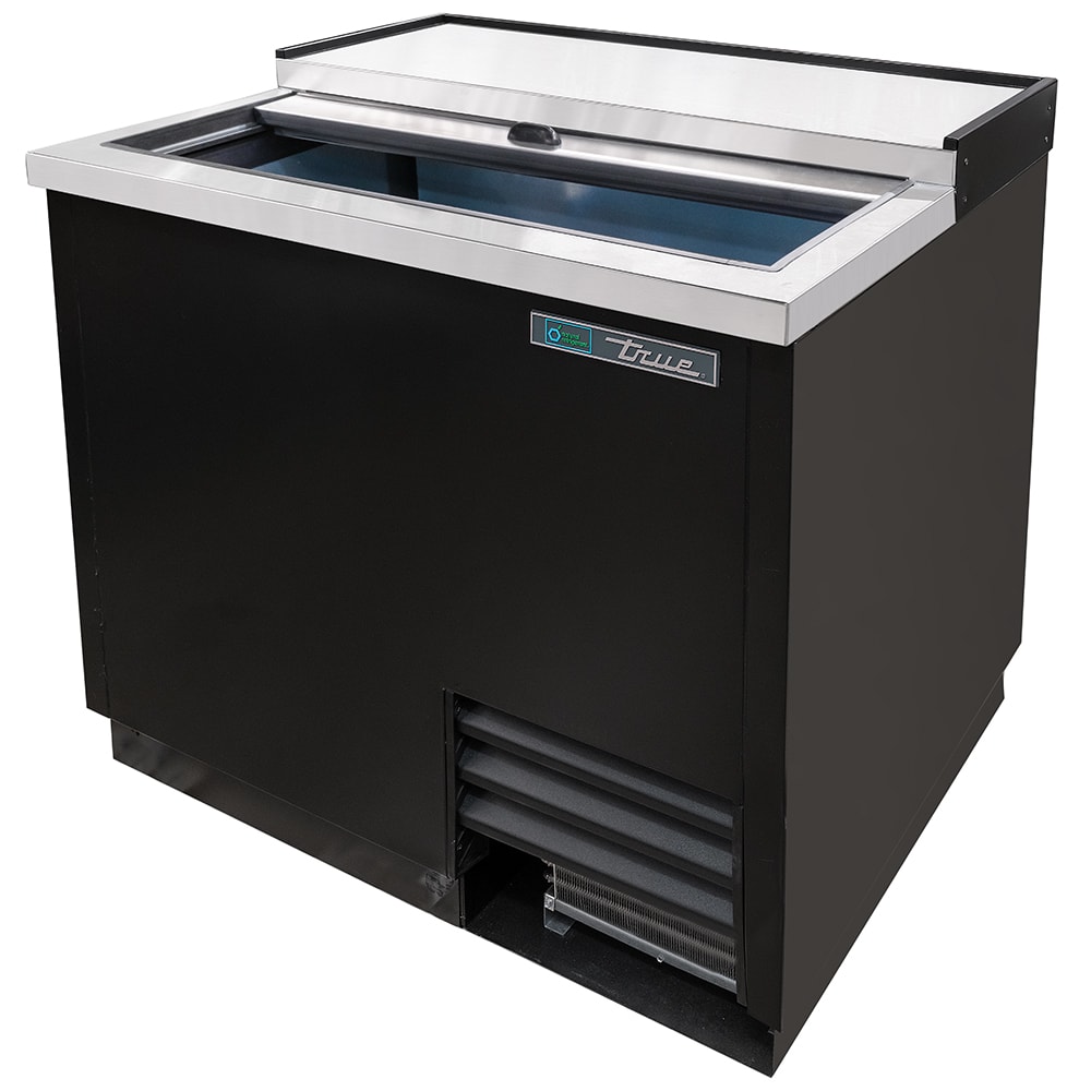 True T-36-GC 1 Section Glass Chiller w/ 180 Mug Capacity, Black, 115v