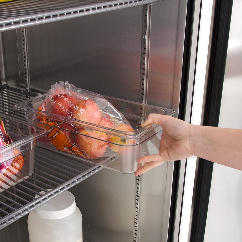 True T-49F-HC 54" Two Section Reach In Freezer, (2) Solid Doors, 115v