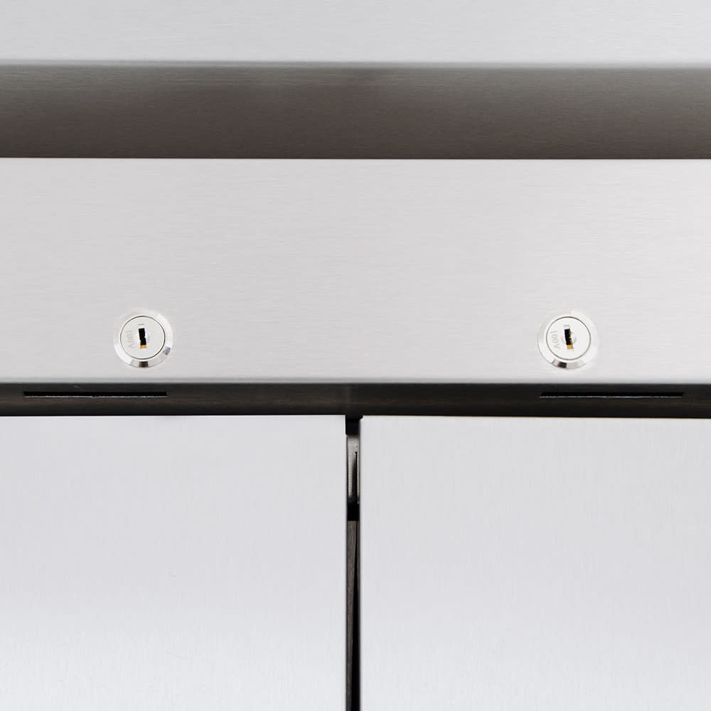 True T-72F-HC 78" Three Section Reach In Freezer, (3) Solid Doors, 115v