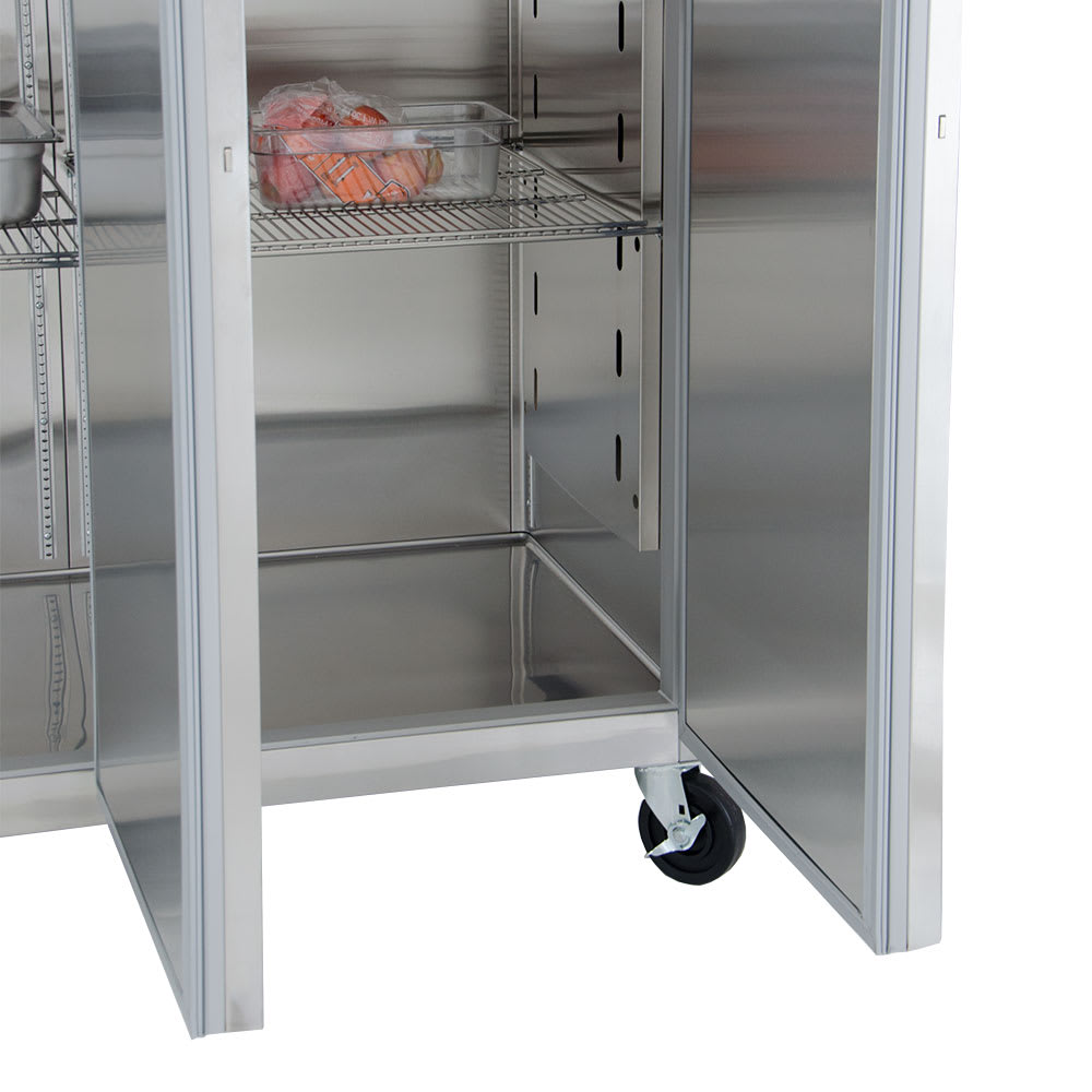 True STR3R-3S 77 3/4" Three Section Reach In Refrigerator, (3) Left ...