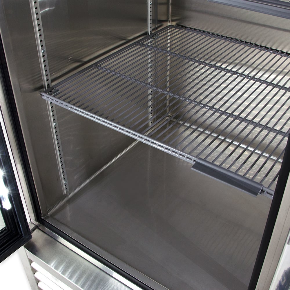 True TS-49G-HC~FGD01 54 1/10" Two Section Reach In Refrigerator, (2) Left/Right Hinge Glass ...