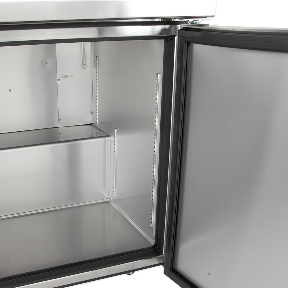 True TUC-48-LP-HC 48" W Undercounter Refrigerator w/ (2) Sections & (2 ...