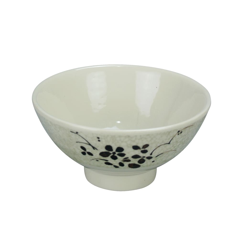 Yanco HO-5705 10 oz Melamine Rice Bowl, Beige