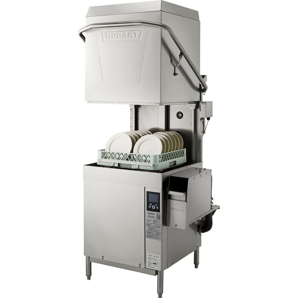 Hobart AM16-ASR-2 High Temp Door Type Dishwasher w/ Built-in Booster ...