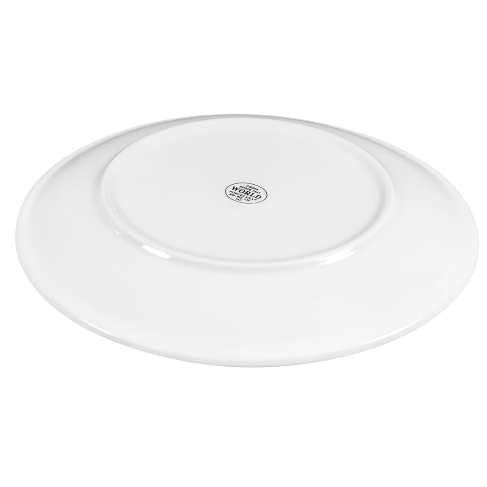 Libbey 840-901-128 12 1/8" Porcelana Pizza Plate - Porcelain, Bright White