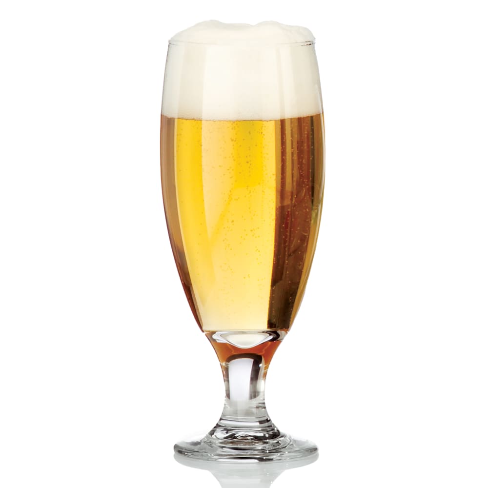 Libbey 3804 16 oz Embassy Pilsner Glass - Safedge Rim & Foot