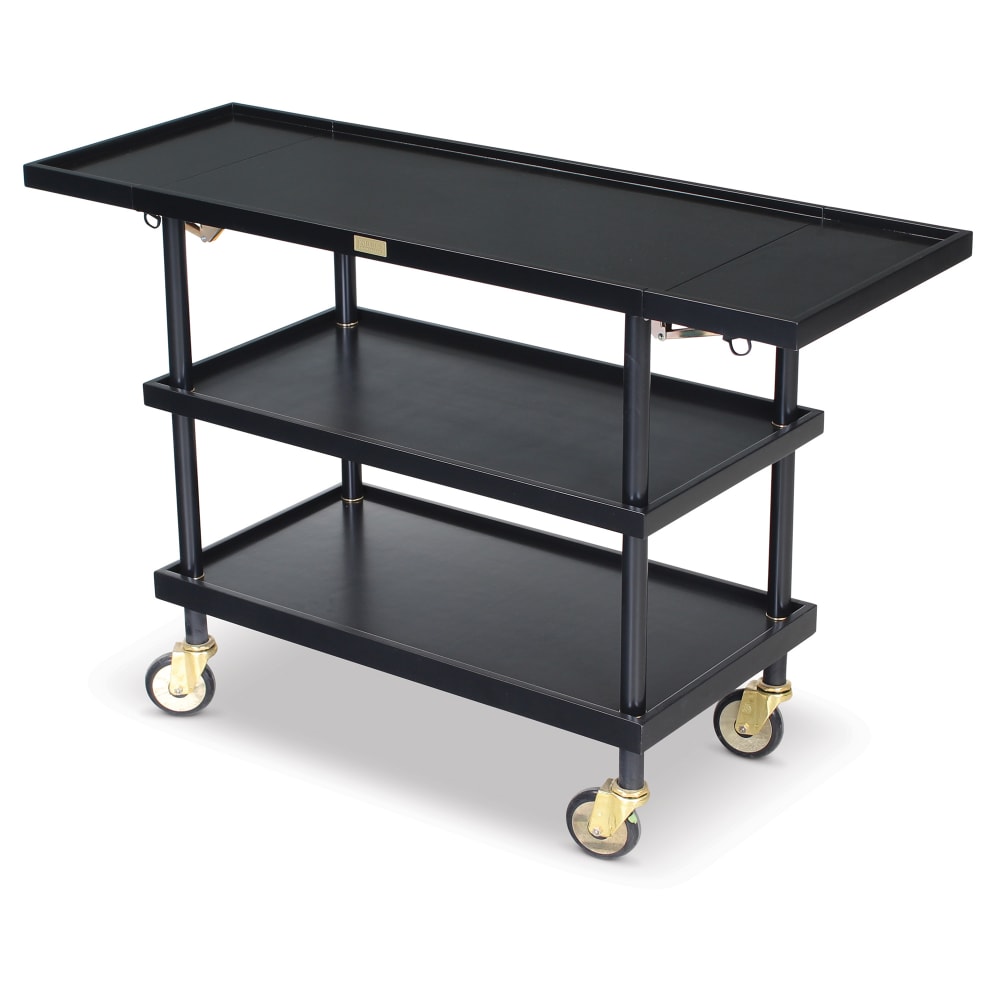 Forbes Industries 5524 Room Service Cart w/ (3) Shelves & (2) Drop ...