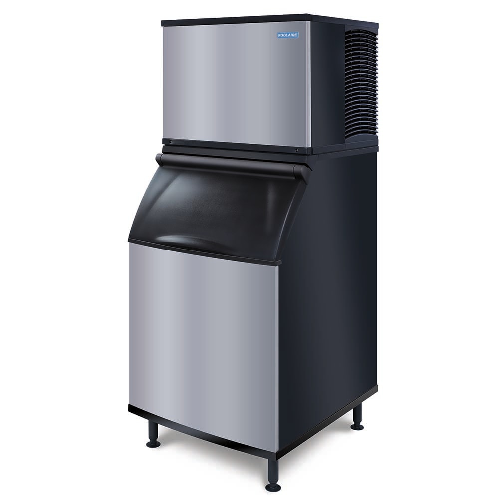 Koolaire KDT0300A/K570 330 lb Full Cube Ice Machine w/ Bin - 532 lb ...