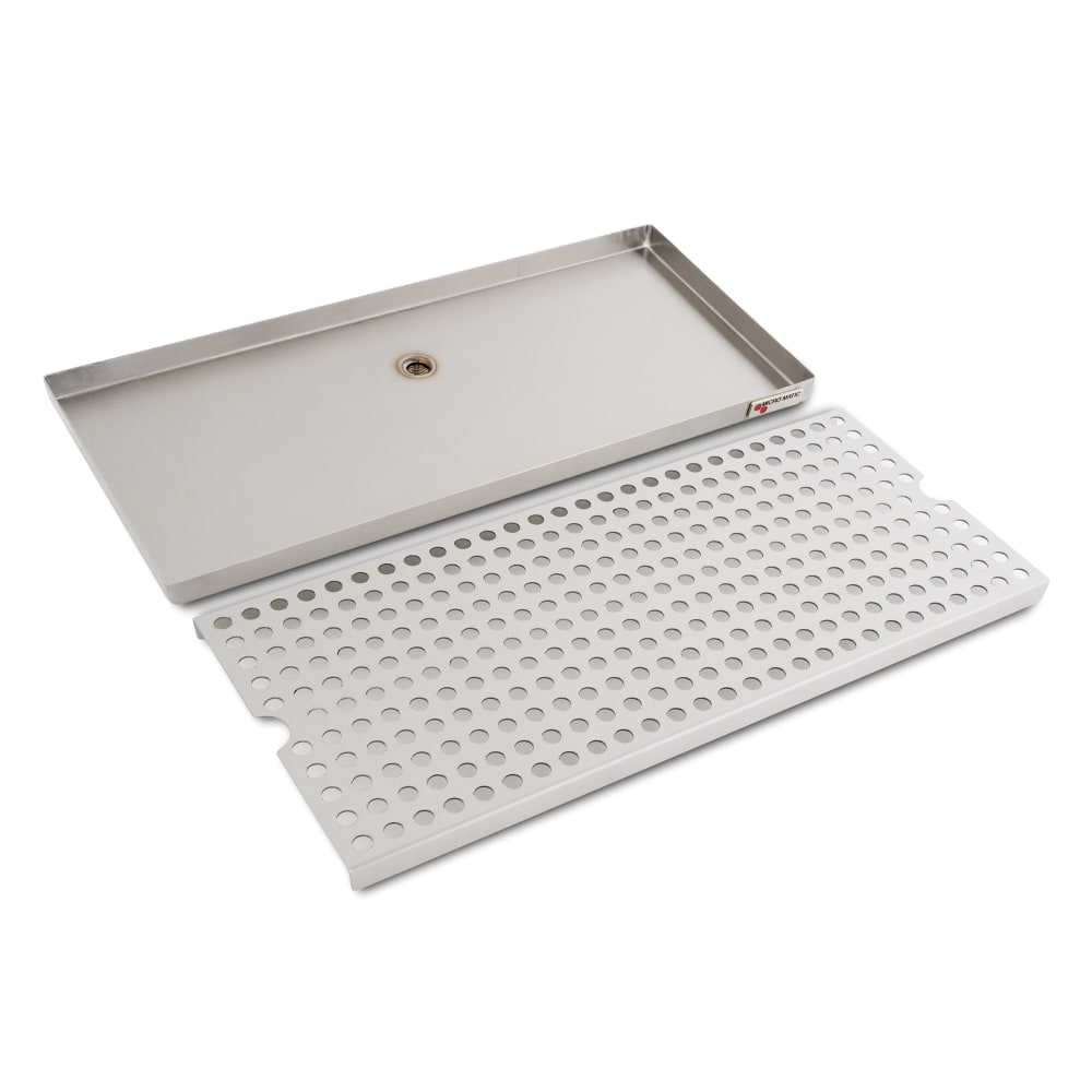 Micro Matic DP-820D-18 Surface Mount Drip Tray Trough w/ 5/8" Drain ...