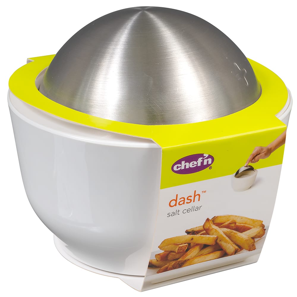 Chef'n 101-738-237 Dash™ Salt Cellar w/ Flip-Top Lid