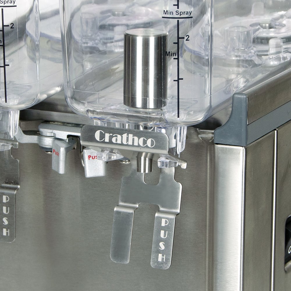 Crathco CS-2E-16 Refrigerated Drink Dispenser w/ (2) 2 2/5 gal Bowls ...